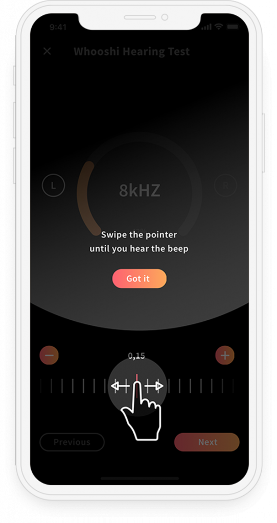 WHOOSHI - Wireless Headphone Amp and Smart Music App