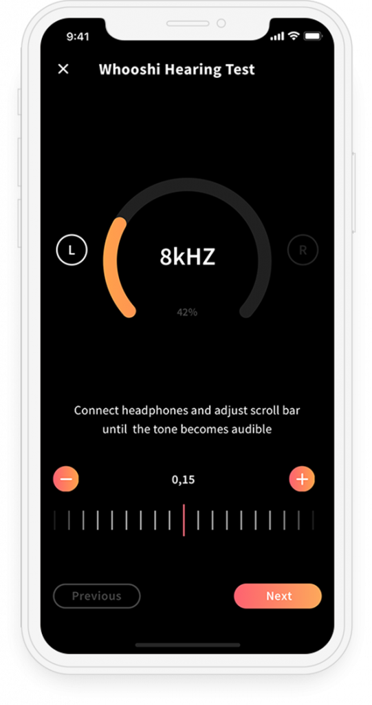 WHOOSHI - Wireless Headphone Amp and Smart Music App
